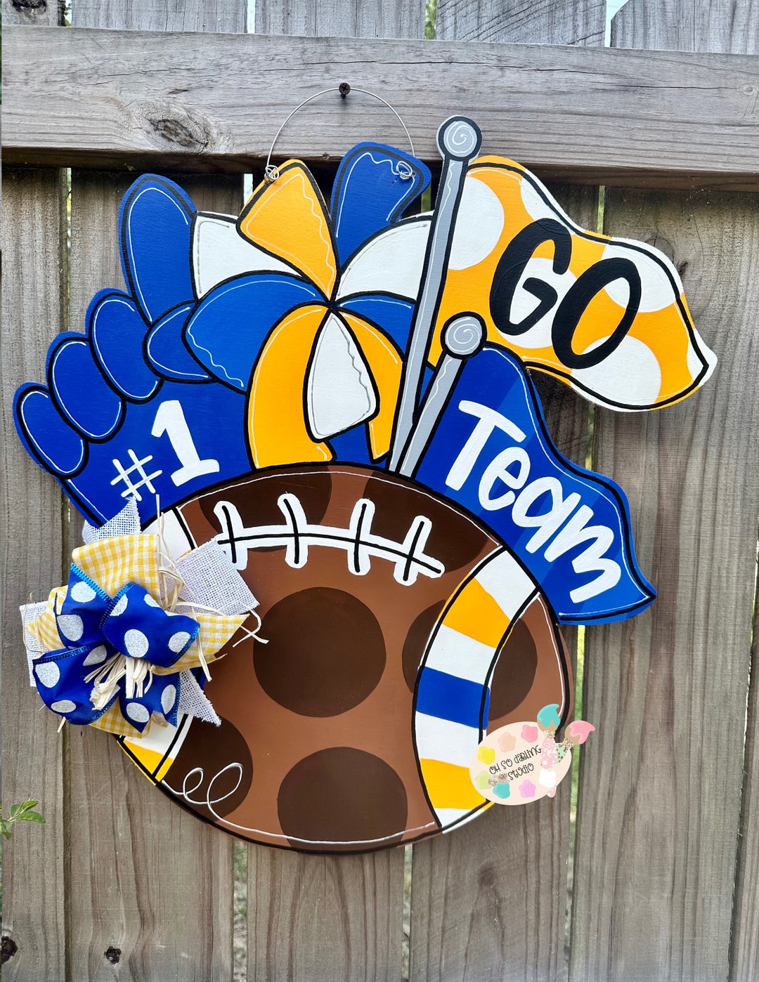 Door Hanger | Football Door Hanger | Football | Fall Door Hanger | Fall ...