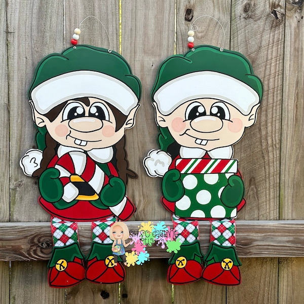 Christmas Door Hanger - Etsy