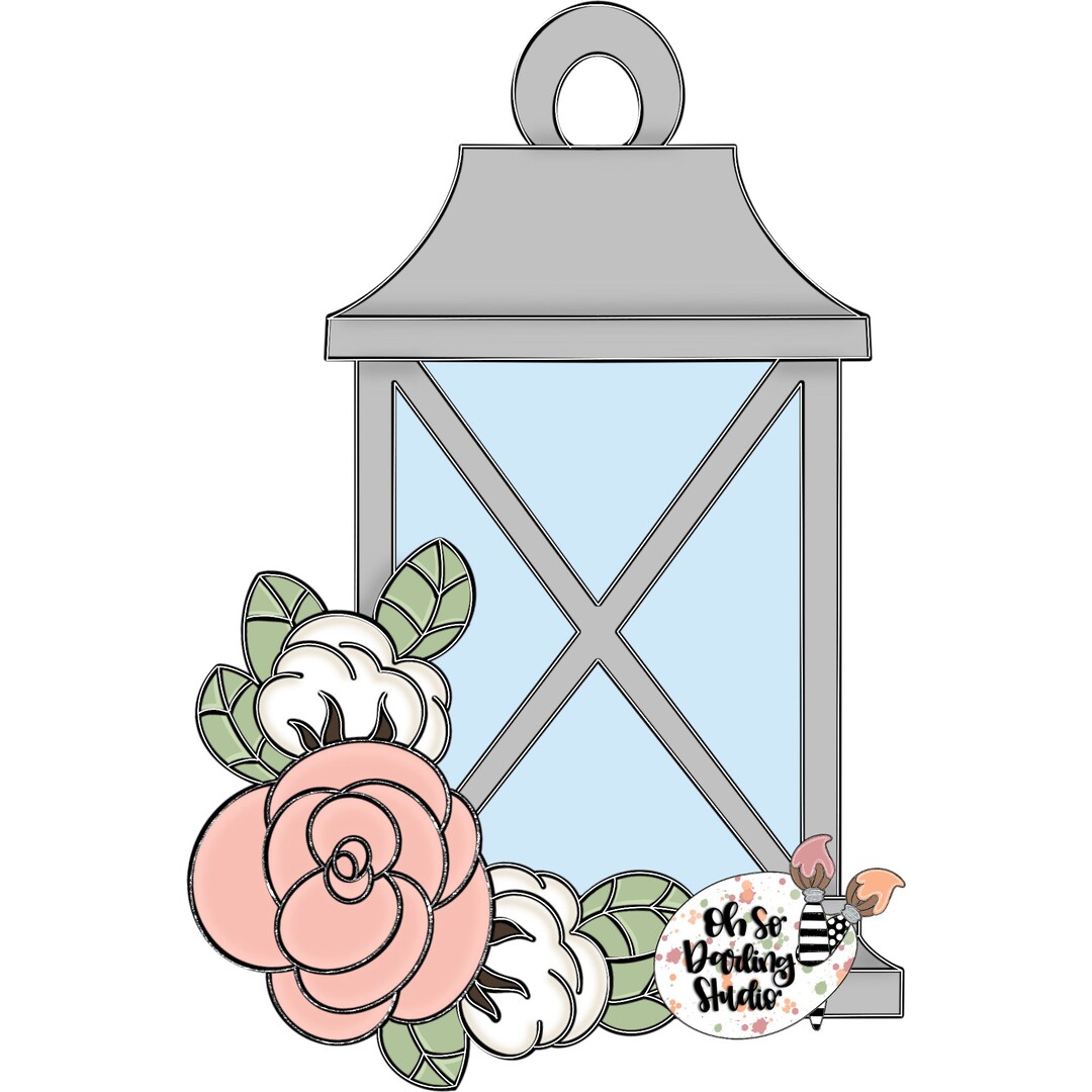 TEMPLATE | Spring Template | Spring | Floral Template | Floral Lantern ...