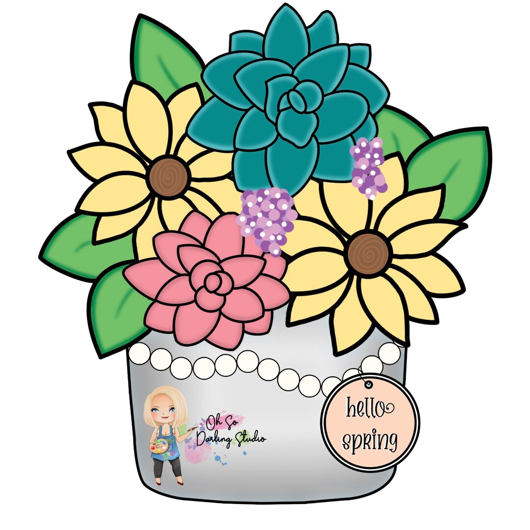 TEMPLATE | Spring Template | Spring | Floral Template | Floral | Floral ...