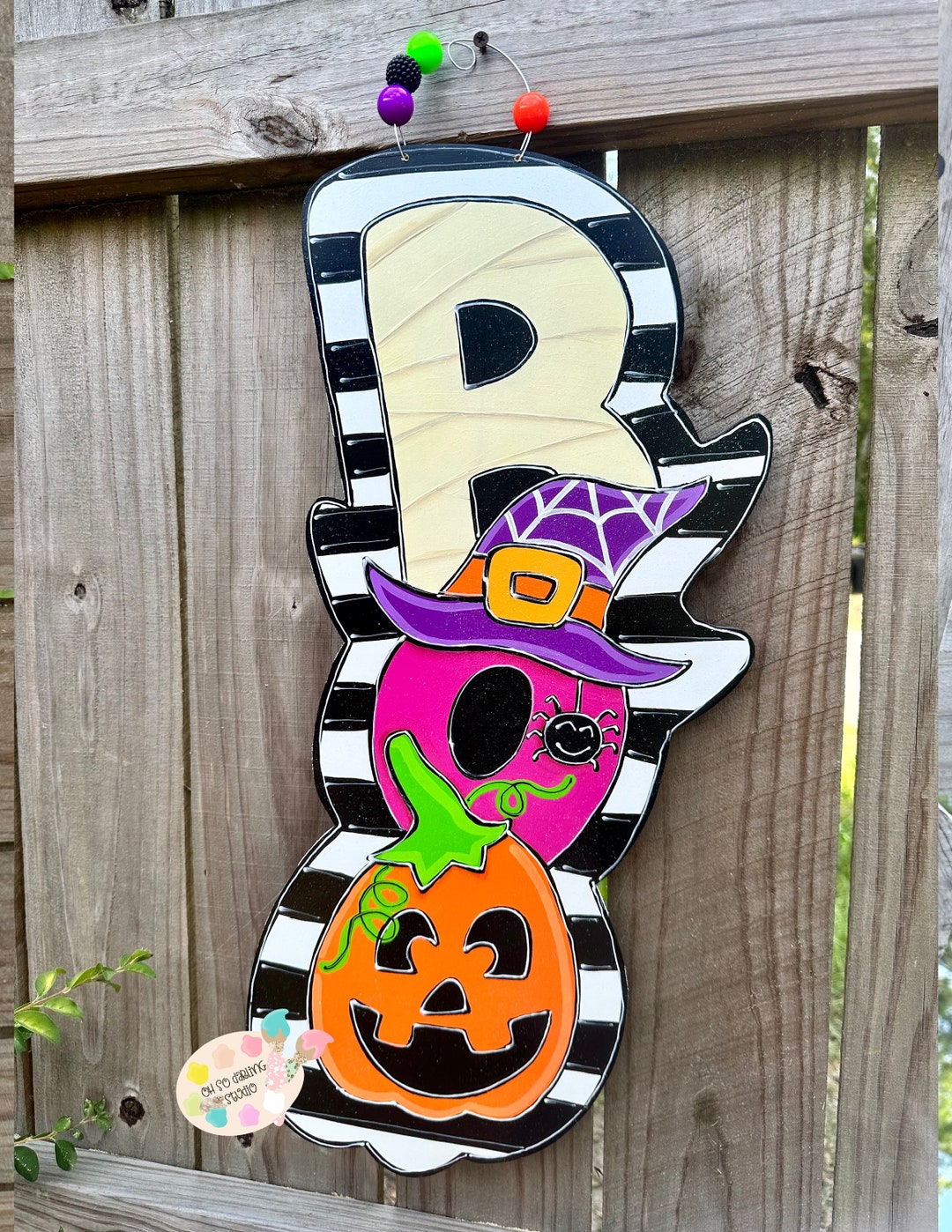 Door Hanger, Attachment, Halloween Door Hanger, Boo Door Hanger, Cute ...