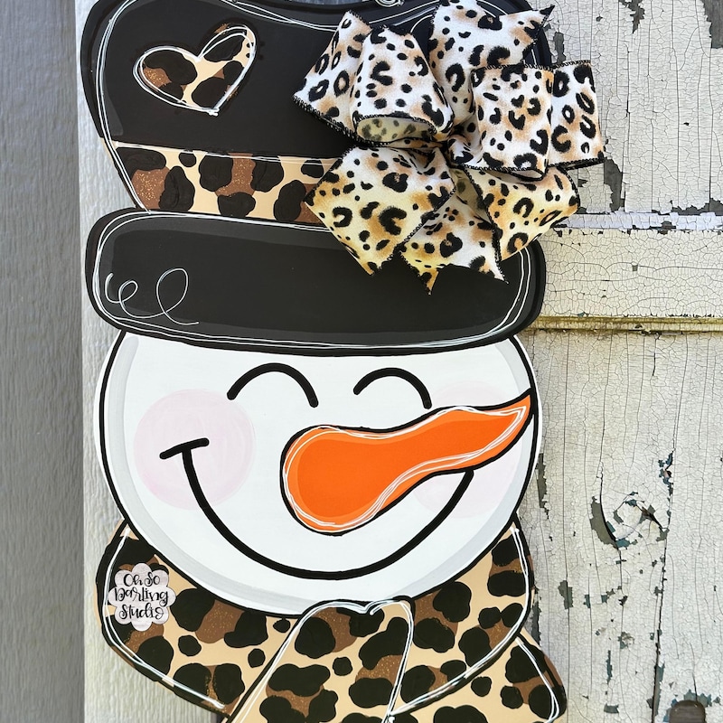 Snowman Head Wreath - Etsy