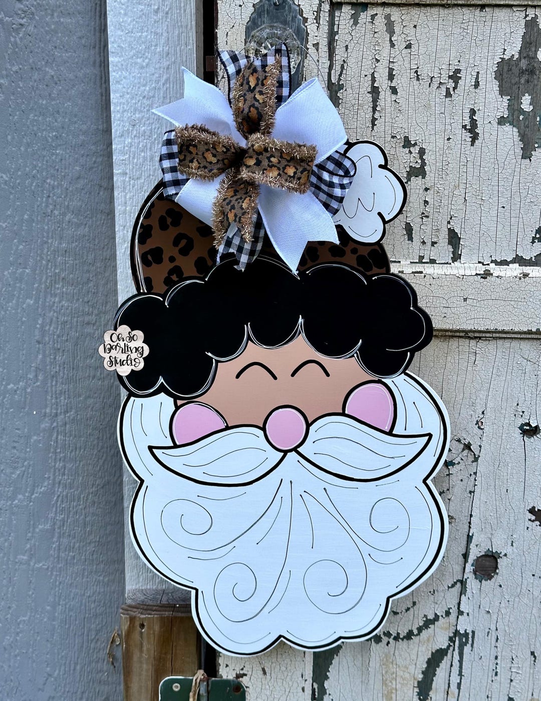 Door Hanger, Attachment, Santa Door Hanger, Christmas Door Hanger ...