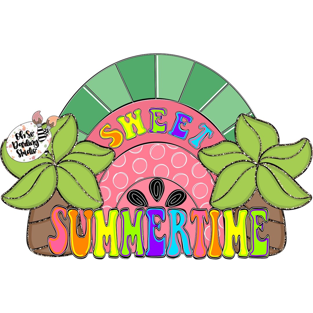 Watermelon Rainbow Template: Summer DIY Decor (digital Download) - Etsy UK