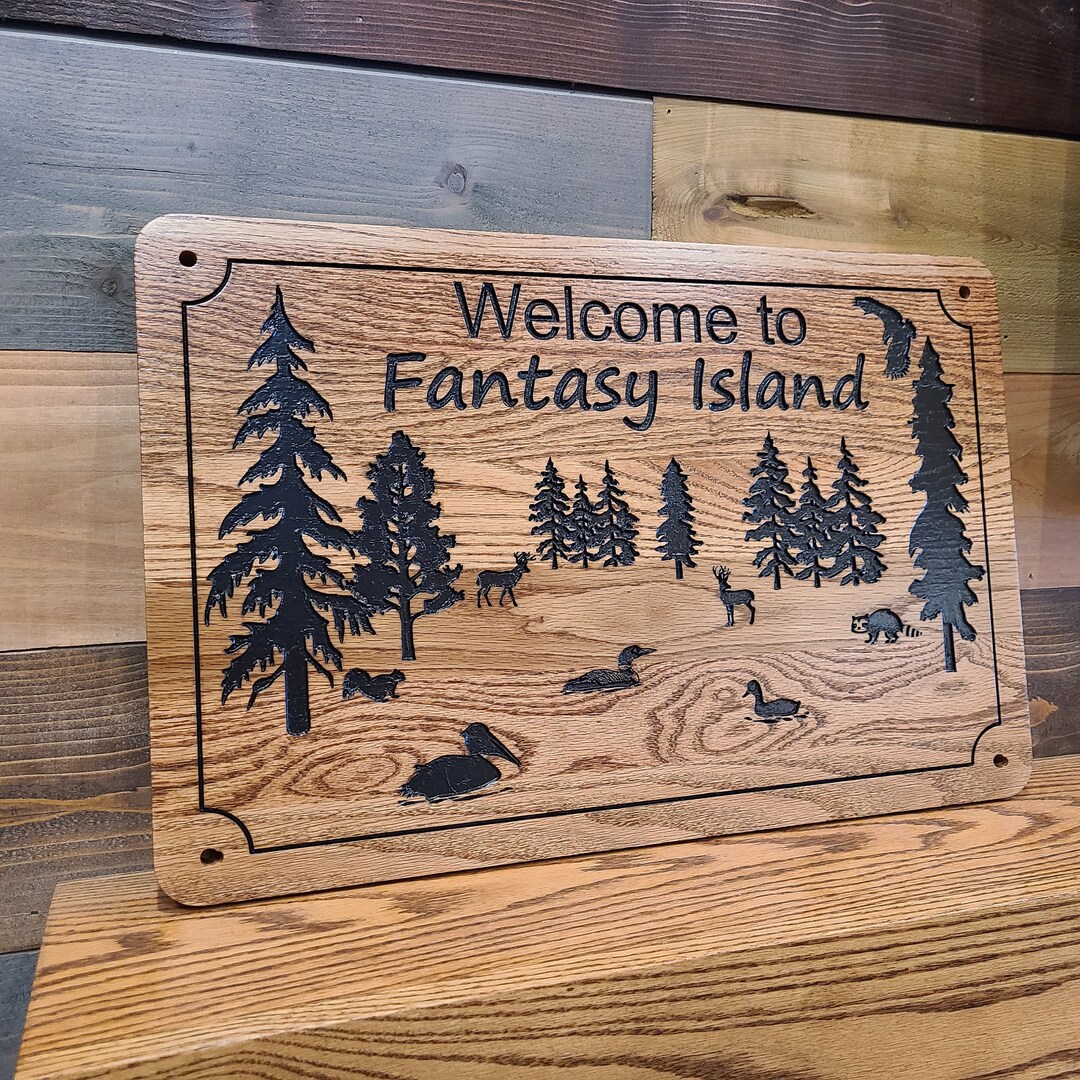 Critters Family Cabin Signs, Welcome or Lake Home Signs, Personalized ...