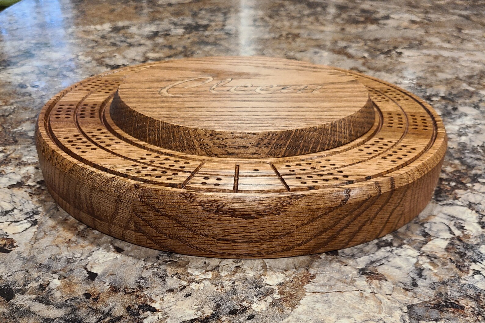 Round Cribbage Board With Custom Lid – Fast Free Domestic Shipping - Etsy
