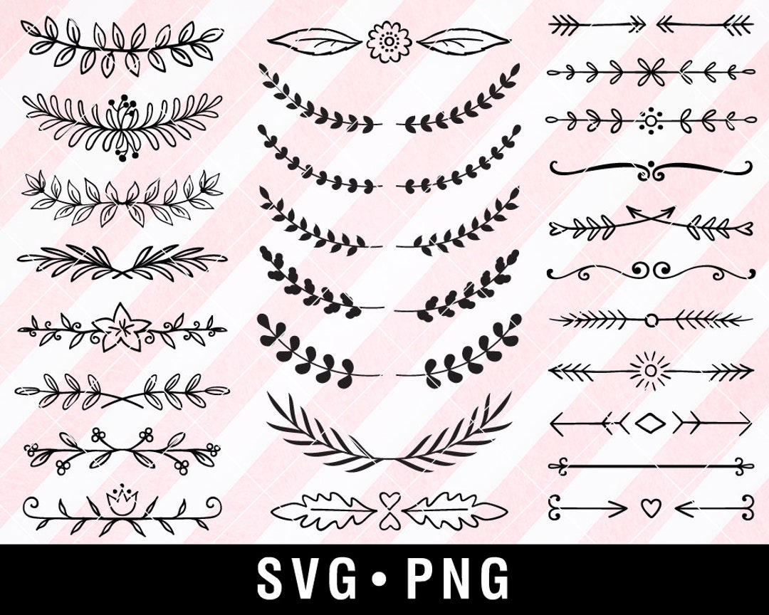Divider Bundle Svg Text Divider Svg Flourish Svg Divider - Etsy.de