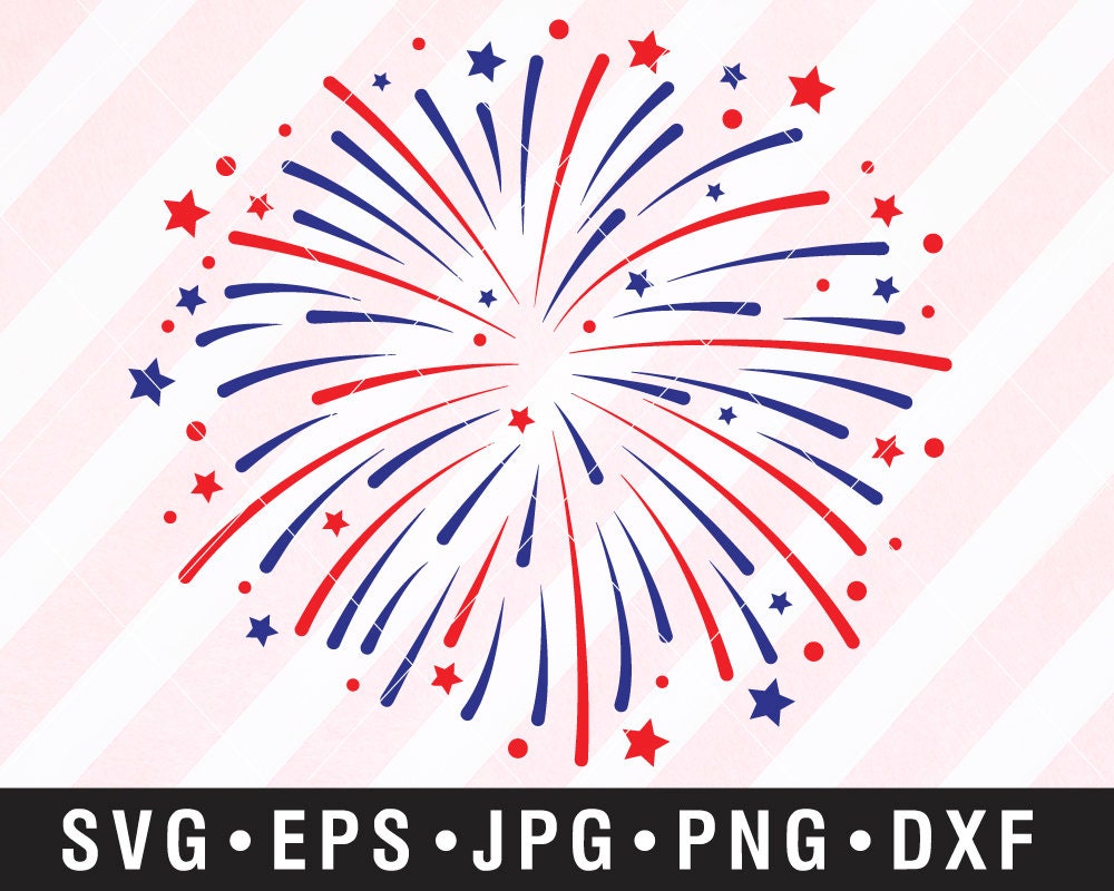 4th of July Fireworks SVG Fireworks SVG Fireworks Clipart - Etsy