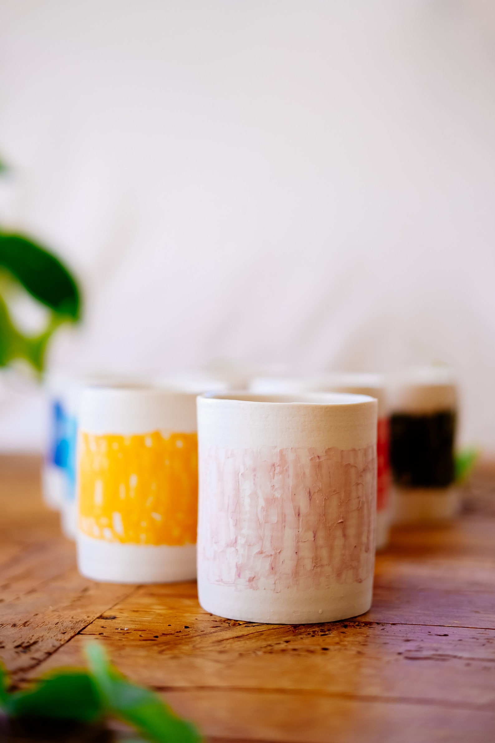 Large Colorful Bohemian Porcelain Cups - Etsy