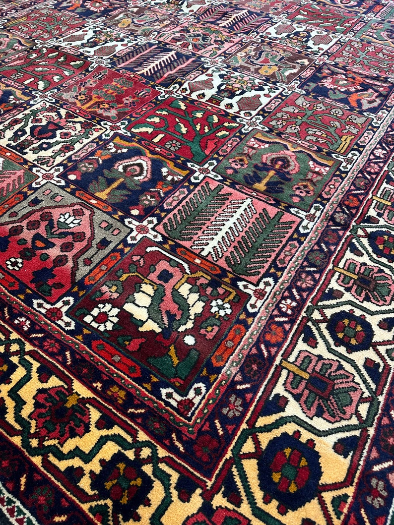 Tribal Bakhtiari Rug Circa 1960 7’5x10’ - Etsy