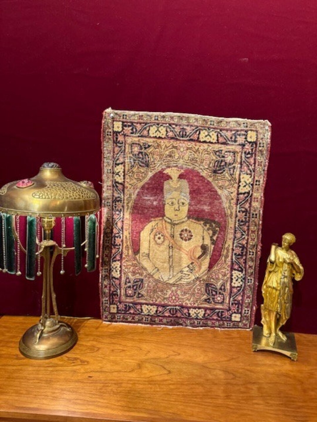 Antique Royal Qajar Gift Rug Circa 1900 - Etsy