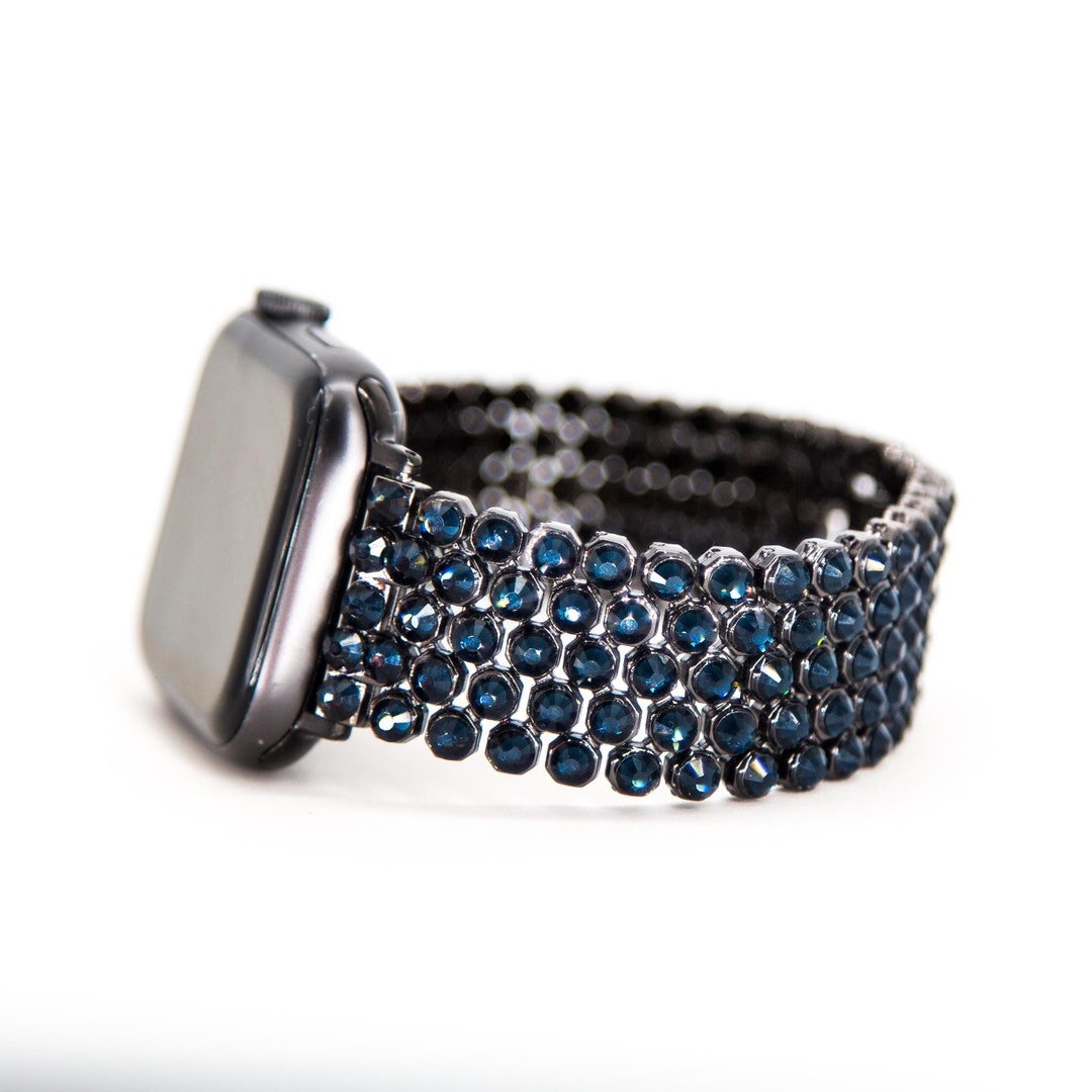 Blue Iwatch Band,apple Watch Strap, Swarovski Iwatch Band, Watch Band ...