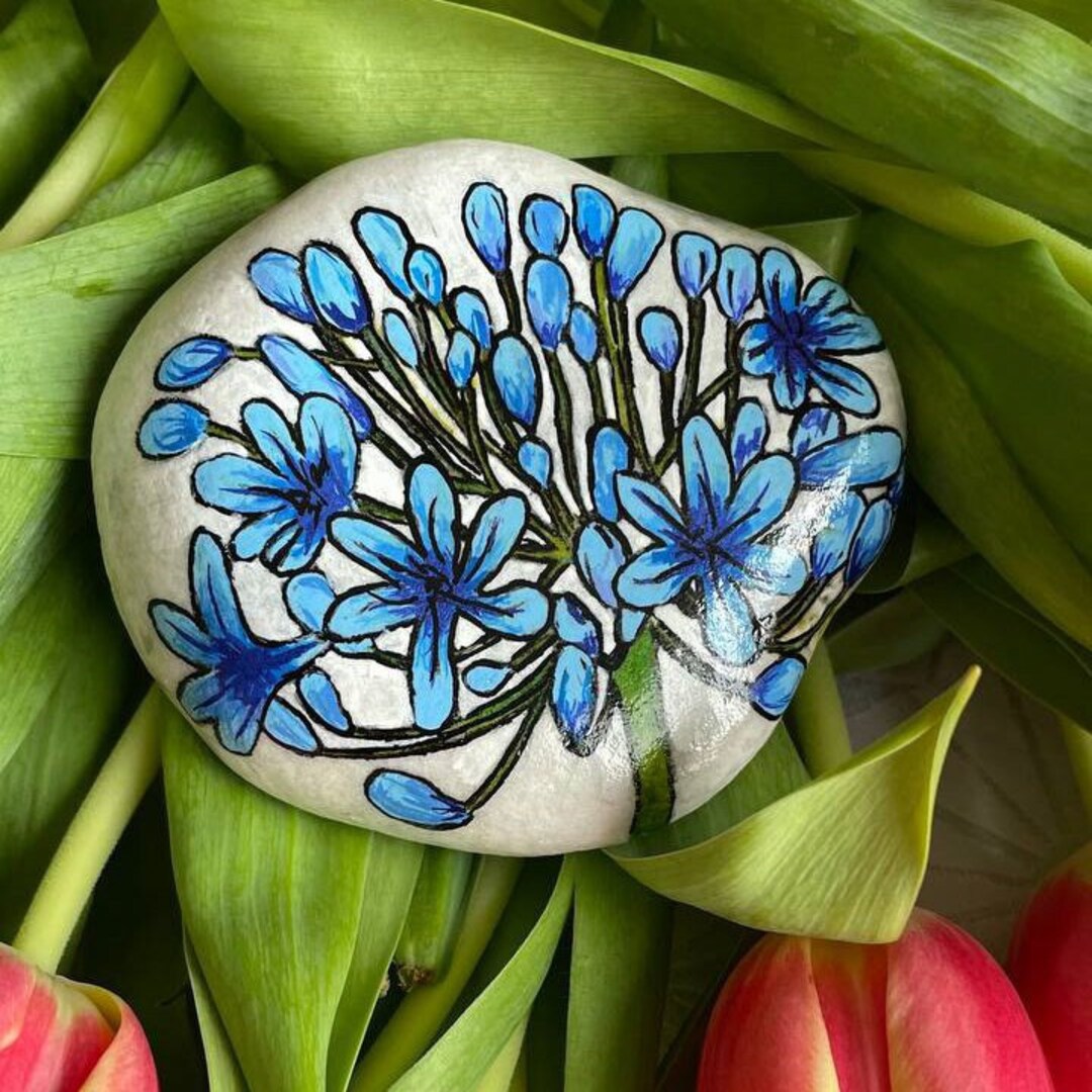 Painted Rock, Personalised Stone, Paperweight, Garden Rock, Painted ...
