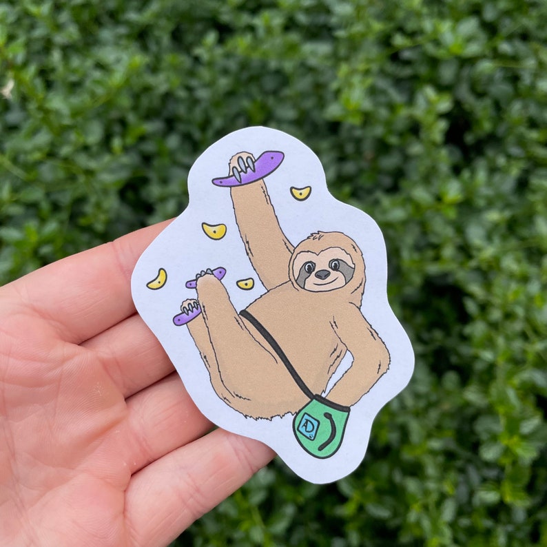 Rock Climbing Animal Stickers Set of 6 Decal Climb Climber Gift ...