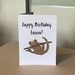 Crested Gecko Happy Birthday Card Personalised With Name | Lizard ...
