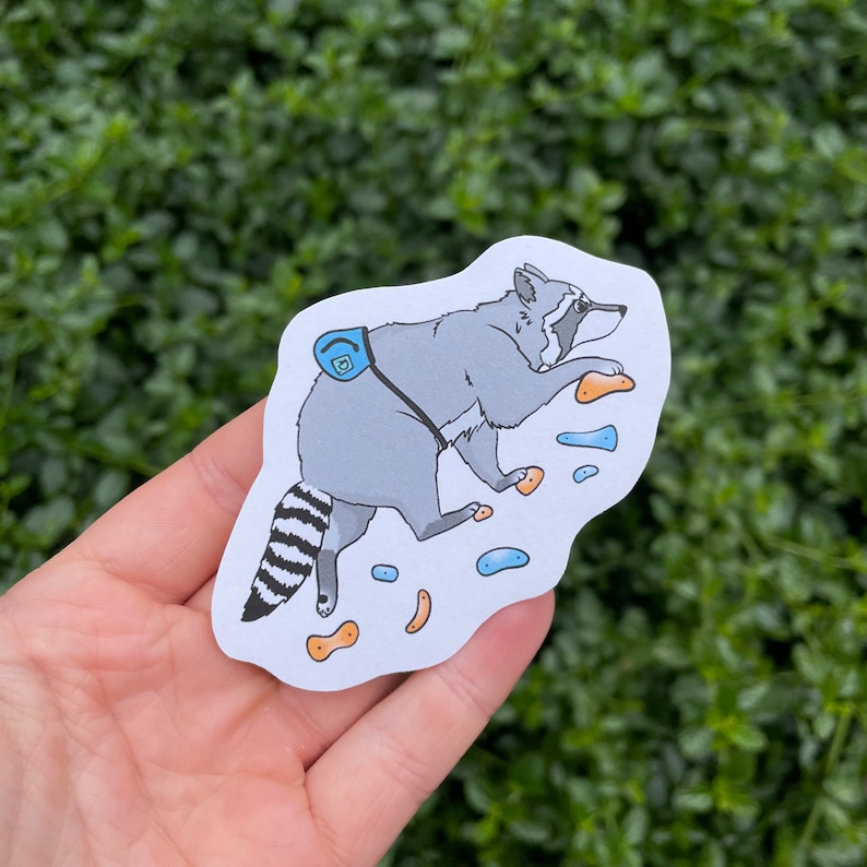 Rock Climbing Animal Stickers Set of 6 Decal Climb Climber Gift ...