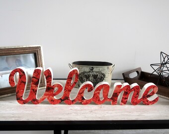 Table Top Welcome Sign - Etsy