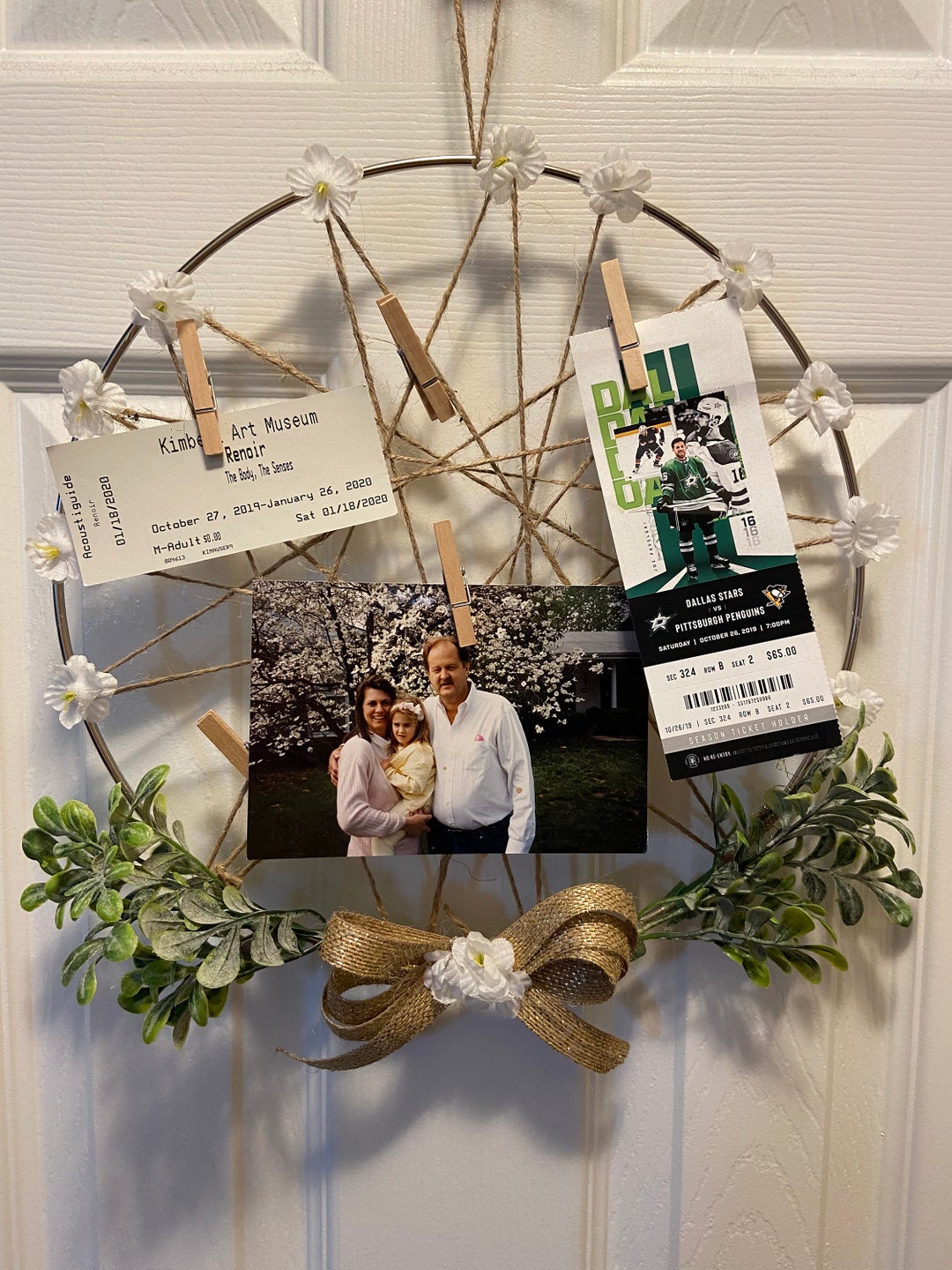 Brass Ring Memory Wreath - Etsy