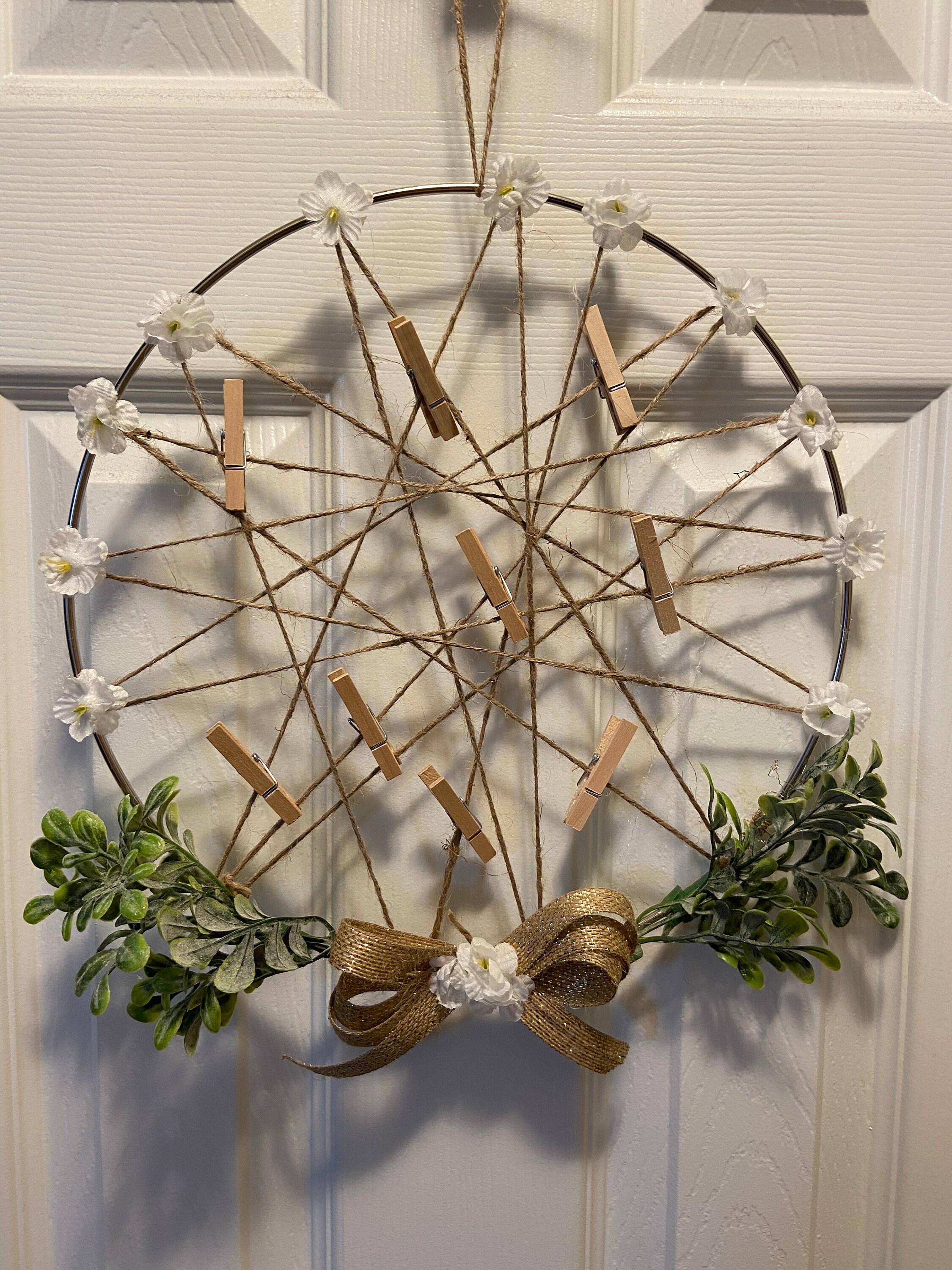 Brass Ring Memory Wreath - Etsy