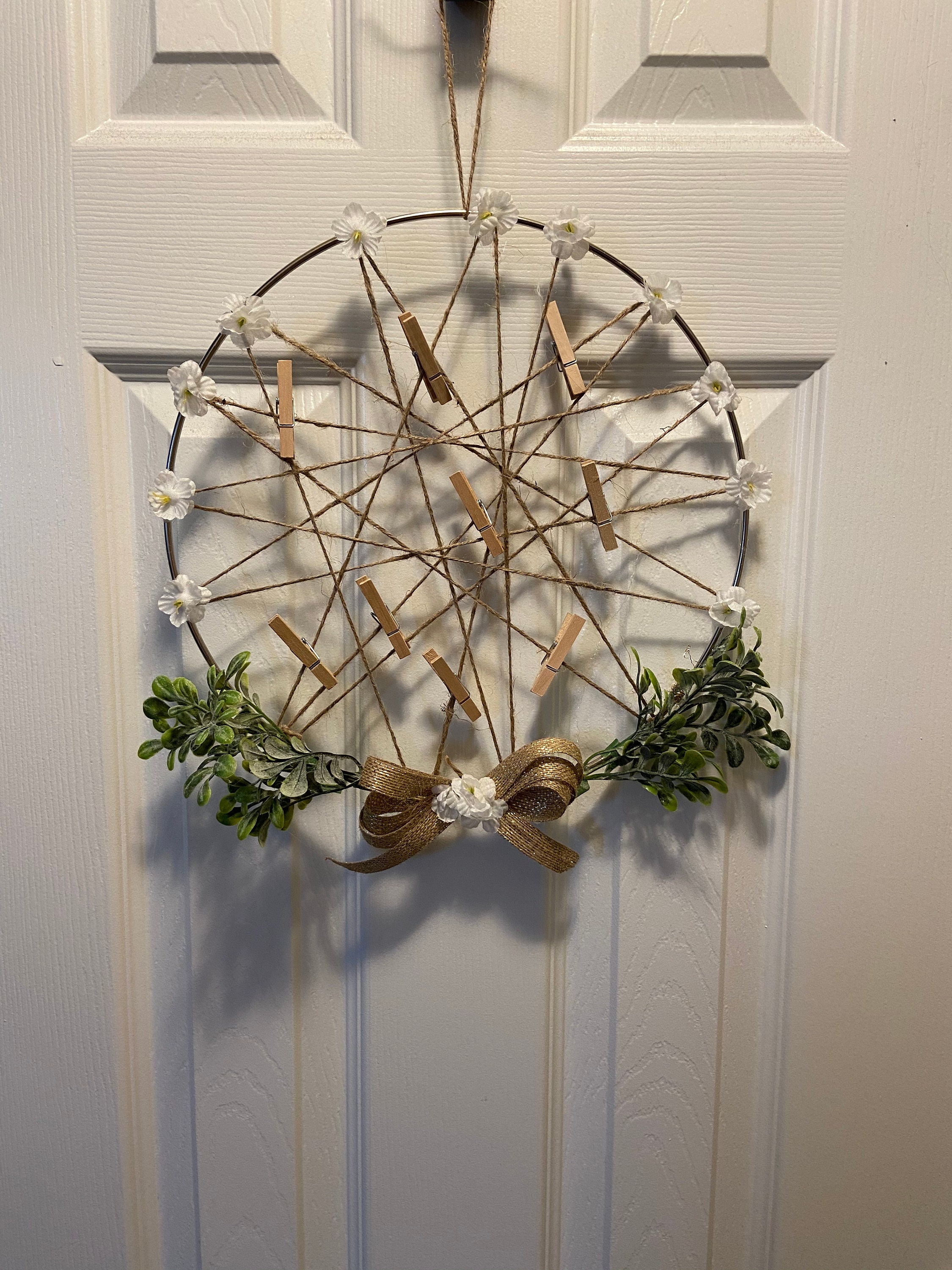 Brass Ring Memory Wreath - Etsy