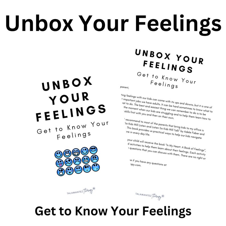 Unbox Your Feelings: Get to Know Your Feelings - Etsy