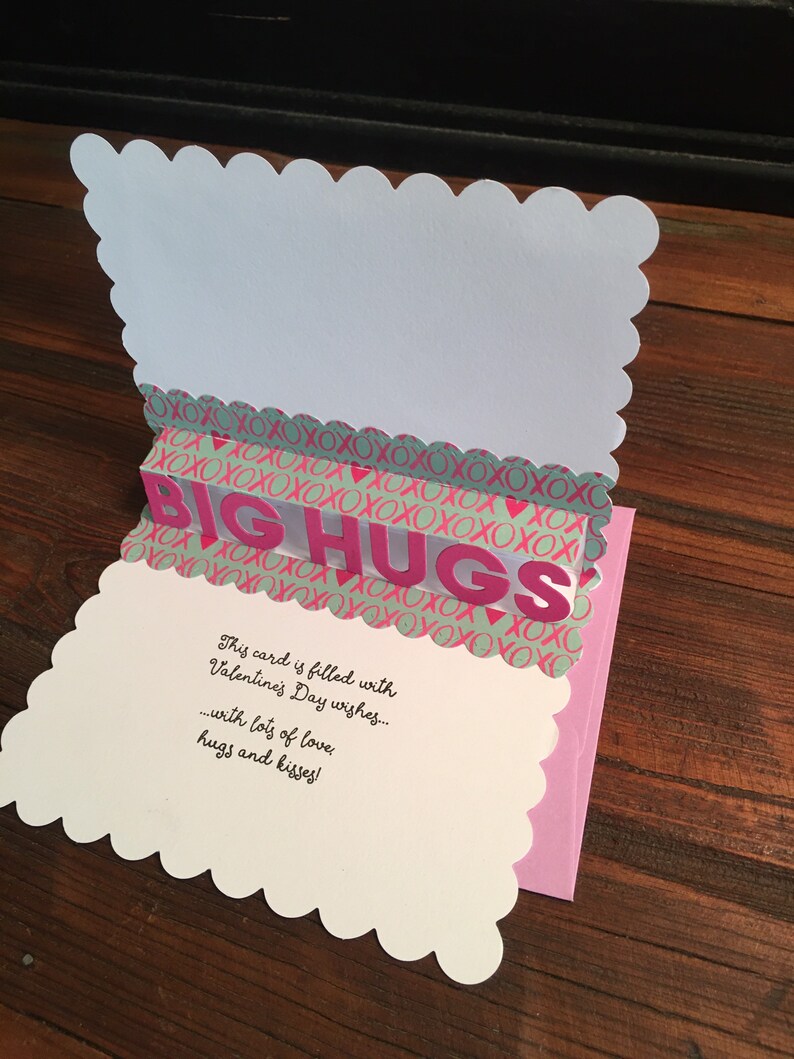 Rabbit Hugs Pop up Card - Etsy