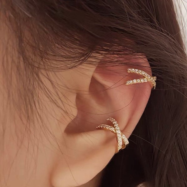 Cross Ear Cuff - Etsy