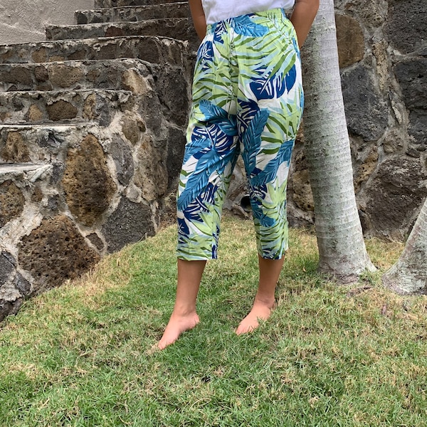 Hawaiian Print Pants - Etsy