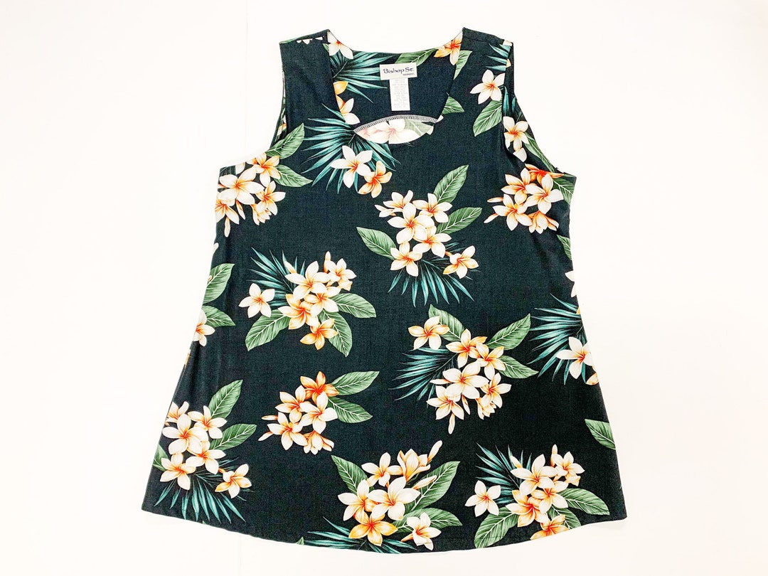 Women’s 100% Rayon Tank Top, Made in Hawaii, Orchid Flower - Etsy
