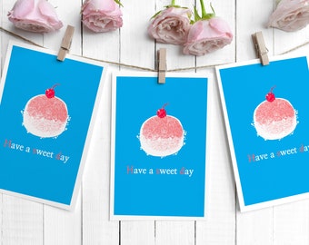 Printable Card,printable Happy Cake Card, Digital Card,digital Card ...