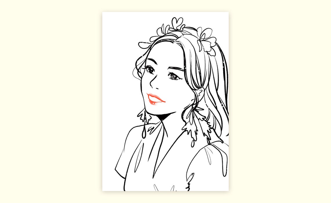 Custom Portrait Caricatures Printable Cartoon Portrait - Etsy