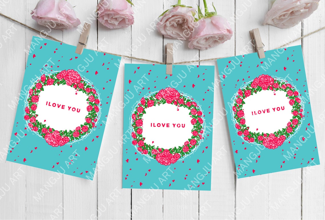 Printable Card,printable Love You Card,love Digital Card, Instant ...