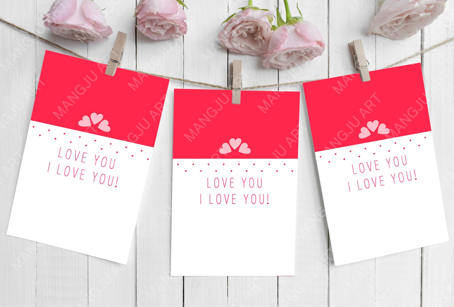 Printable Card,printable Love You Card,love Digital Card, Instant ...