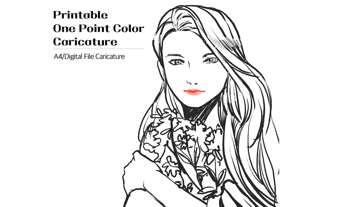 Custom Portrait Caricatures Printable Cartoon Portrait Digital ...