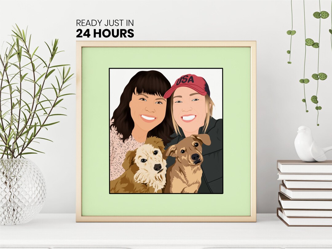 Custom Portrait, Digital Portrait, Portrait From Photo - Etsy