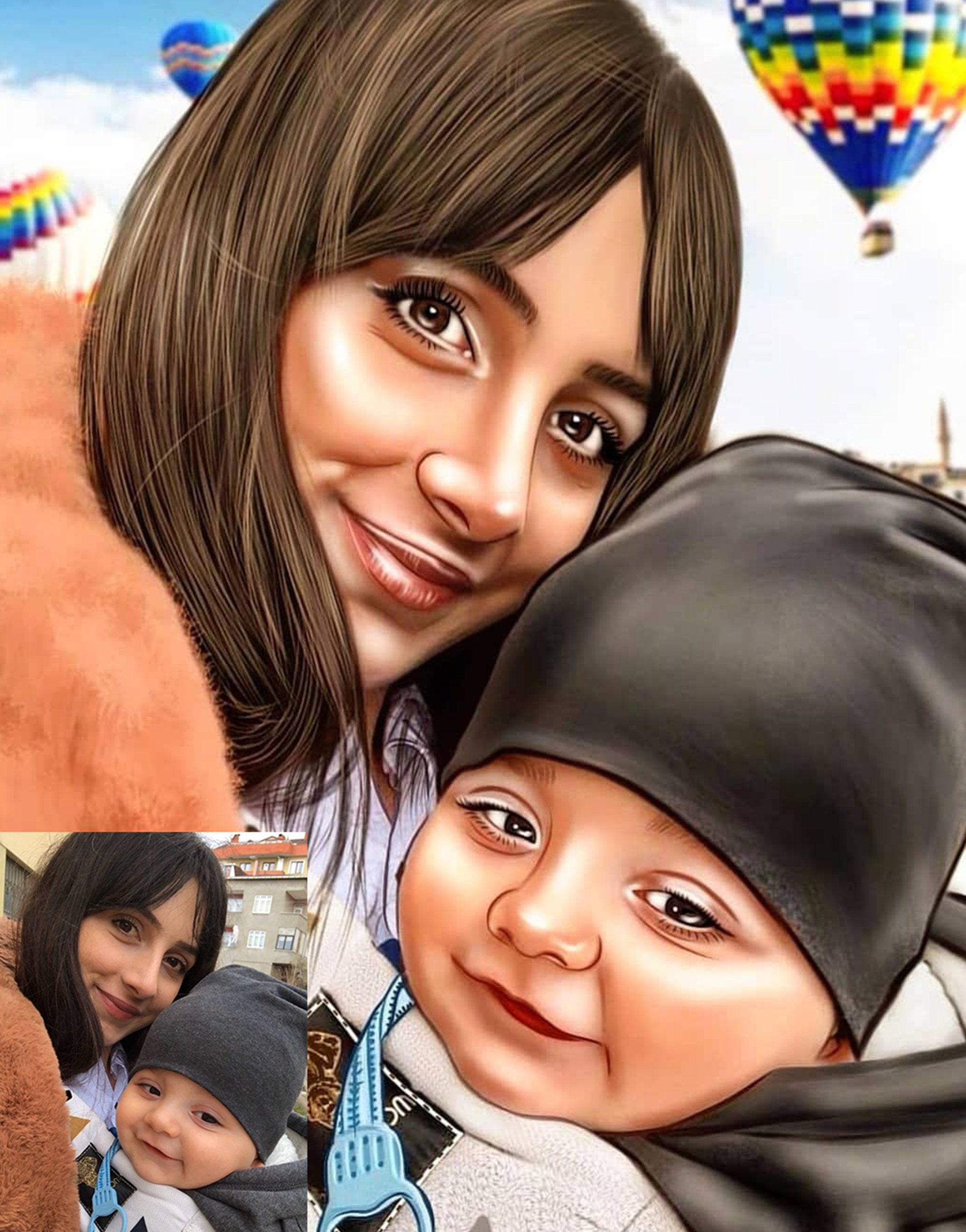 Portrait From Photo Realistic Portrait Digital Portrait - Etsy