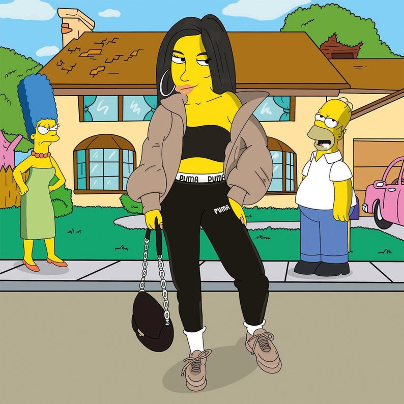 Custom Simpsons Portrait Cartoon Portrait Custom Family - Etsy