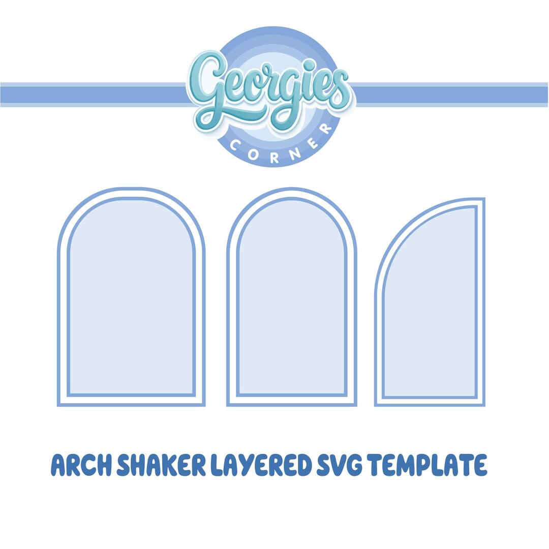 Arch Shaker SVG Files | 3D Cake Topper SVG | Boho Arch Template - Etsy