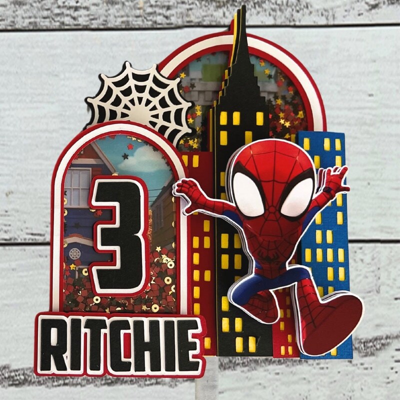 Spiderman Cake Topper - Etsy Australia