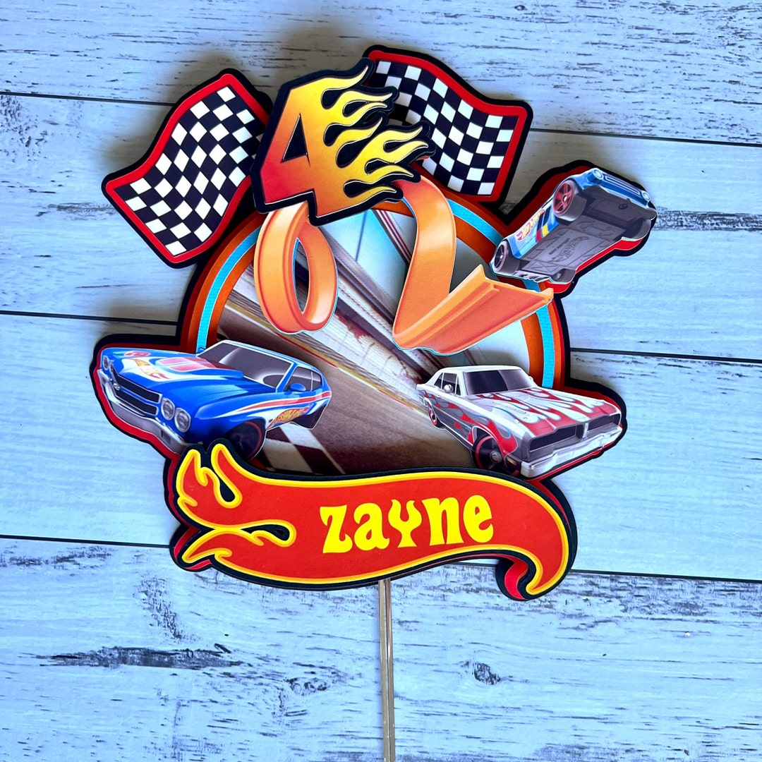 Hot Wheels Cake Topper Hot Wheels Cake Hot Wheels Cake Decoration Hot ...