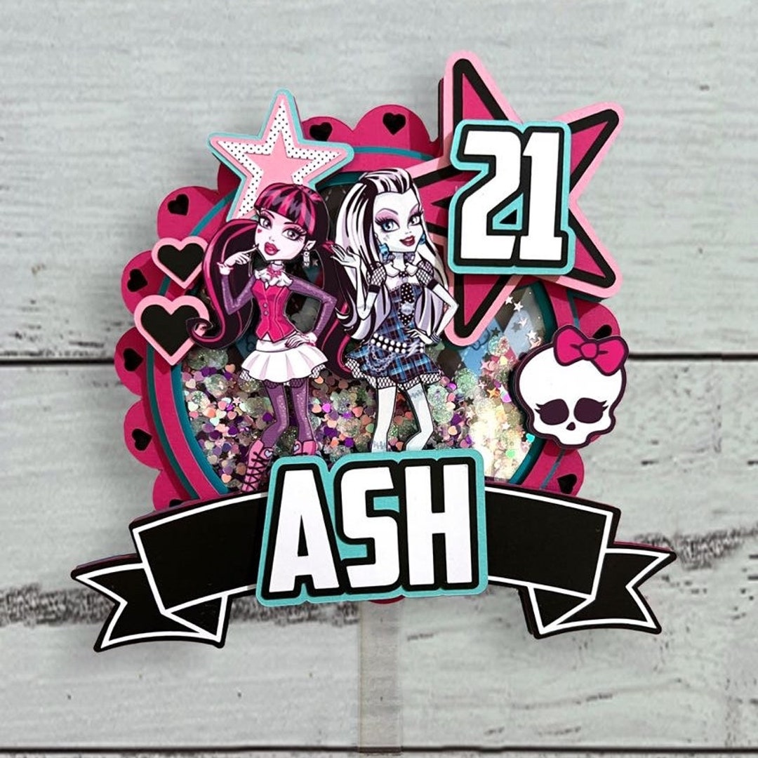Monster High Cake Topper | Monster High Cake | Monster High Birthday ...