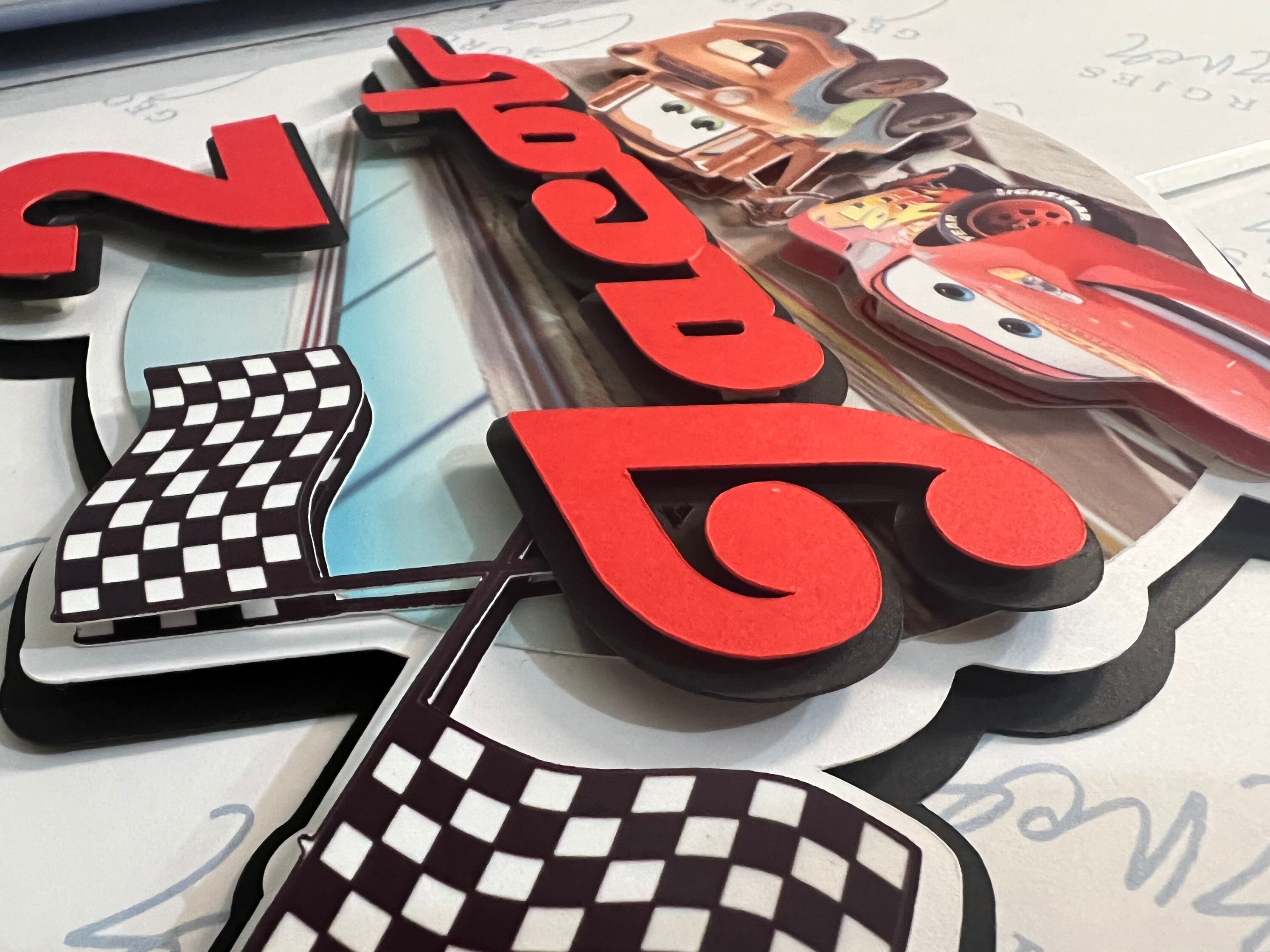 Cars 3D Cake Topper First Birthday Party Cars Themed - Etsy Australia