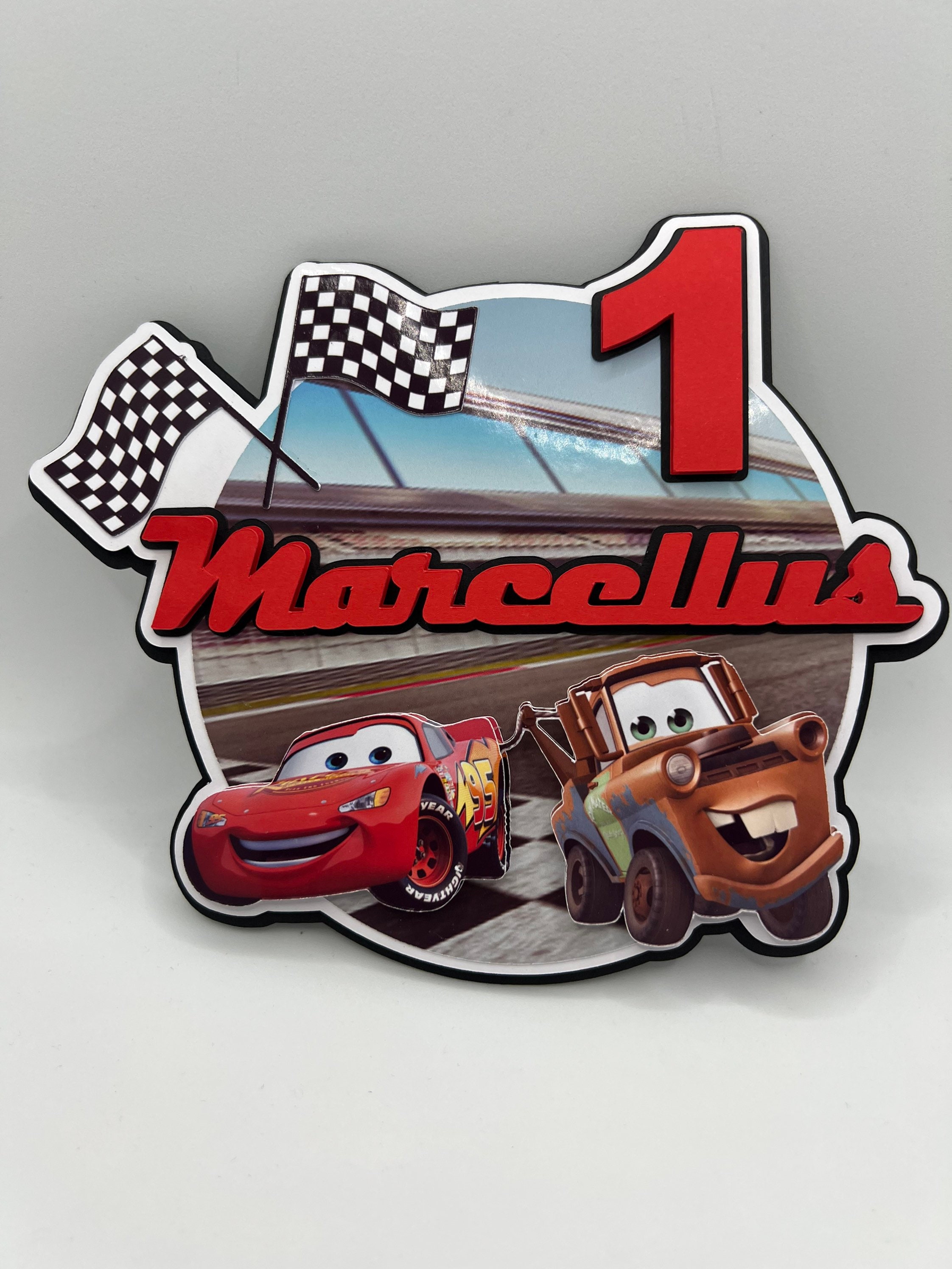 Cars 3D Cake Topper First Birthday Party Cars Themed - Etsy Australia