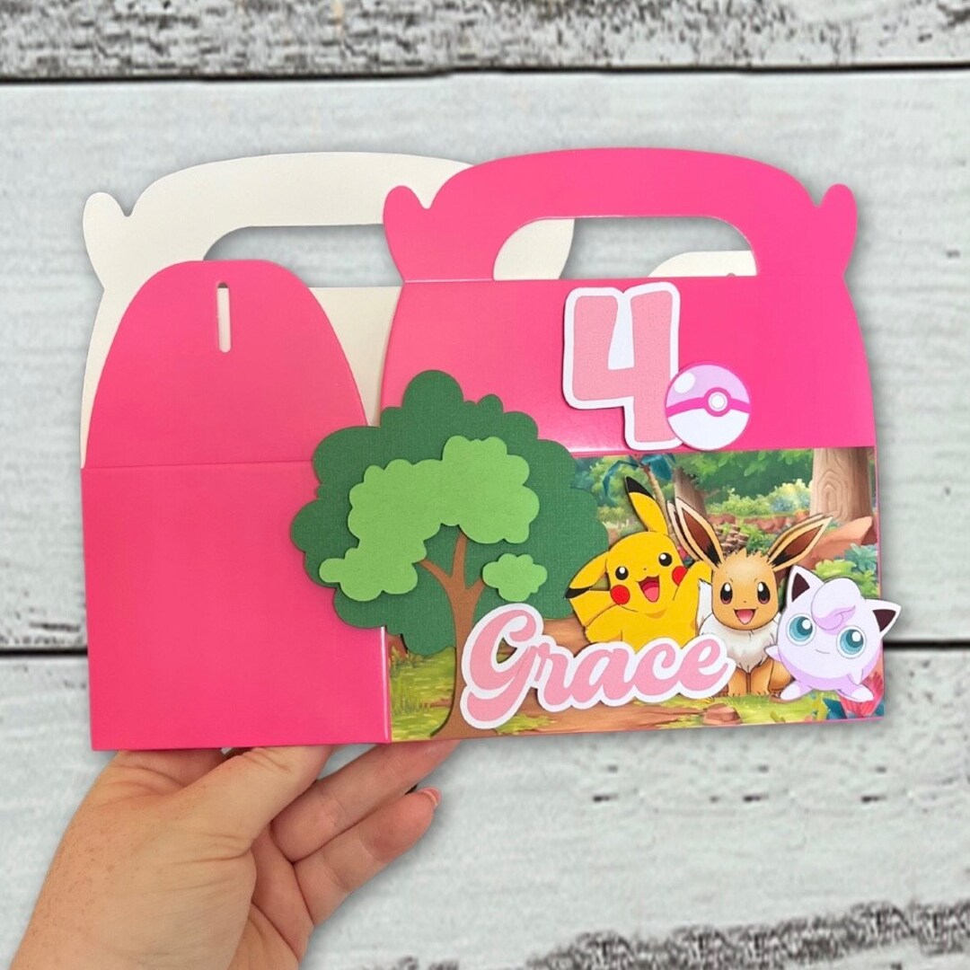 Pokemon Party Boxes | Pokemon Party Favours | Pokemon Gift Boxes ...