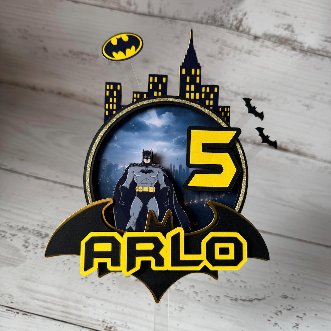 Batman Cake Topper | Batman Cake | Batman Cake Decorations | Batman ...