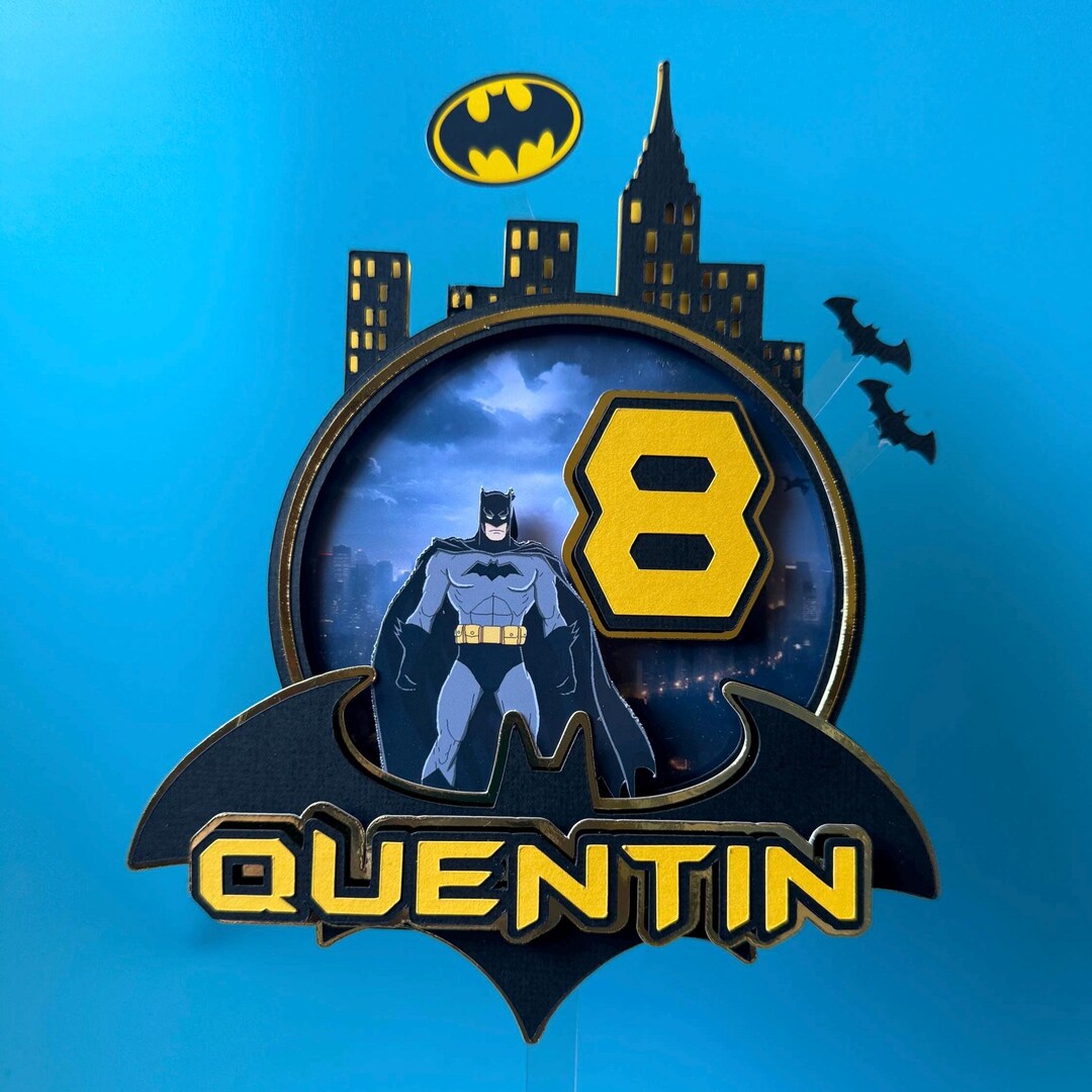 Batman Cake Topper Batman Cake Batman Cake Decorations Batman Birthday ...