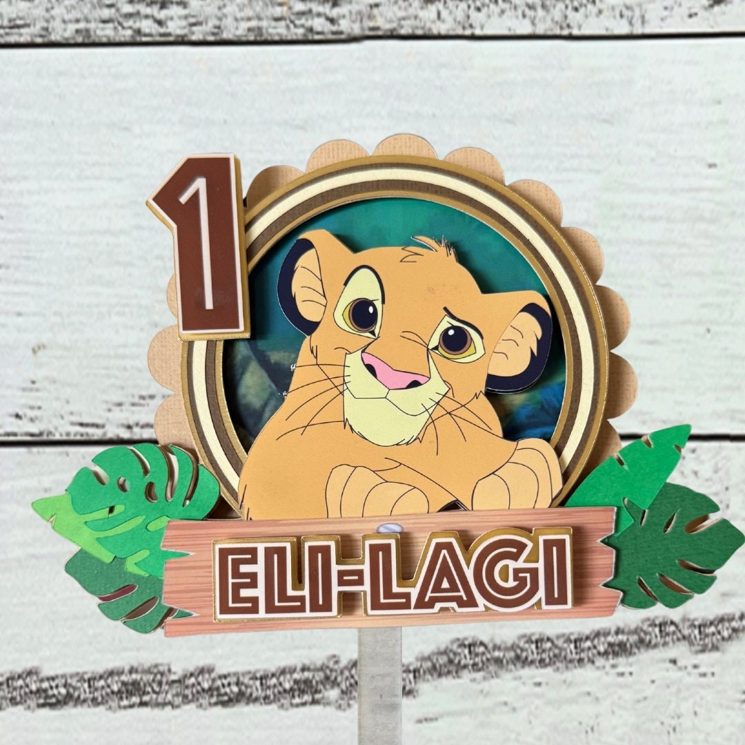 Lion King Cake Topper Lion King Cake Lion King Birthday Lion King Cake ...