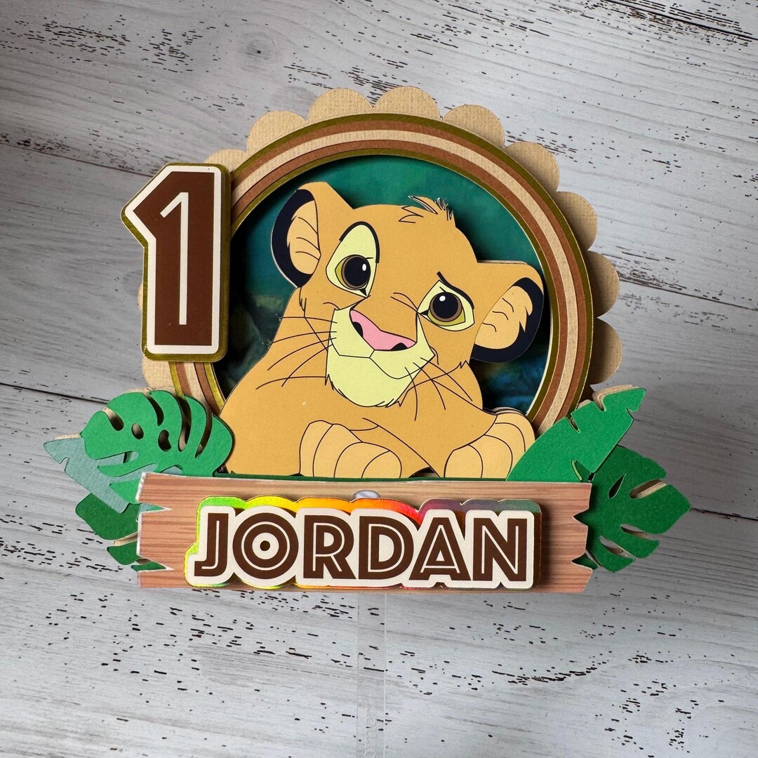 Lion King Cake Topper | Lion King Cake | Lion King Birthday | Lion King ...
