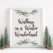Walking in a Winter Wonderland Print 4x6 5x7 8x10 11x14, Winter Poster ...