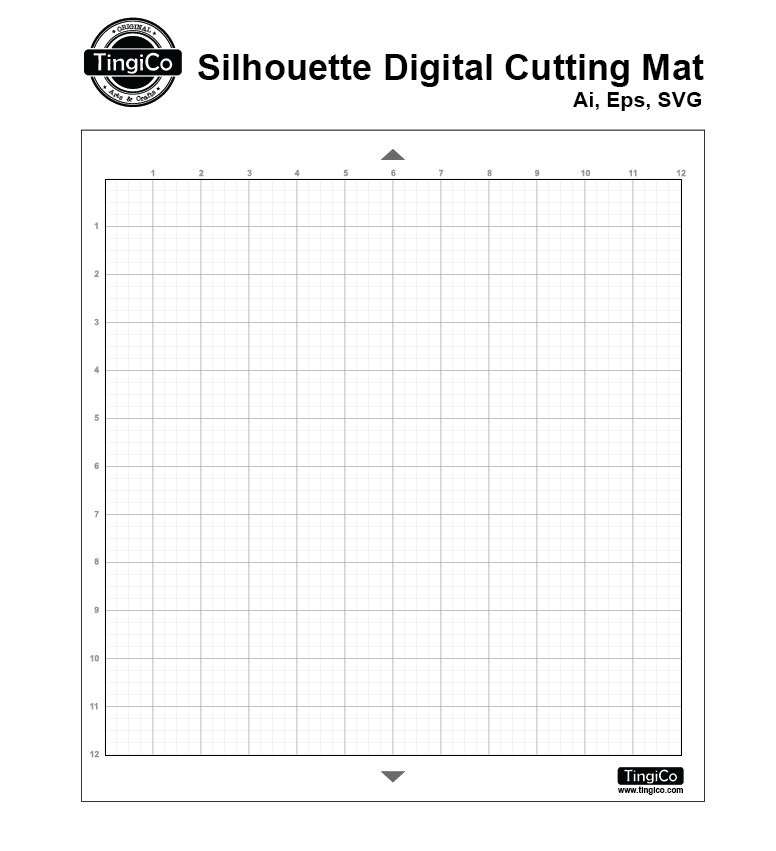 Digital Cutting Mat Ai EPS SVG | Etsy